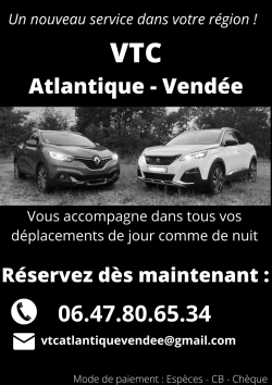 VTC Atlantique vendée | Site de la commune de L'Aiguillon sur Vie